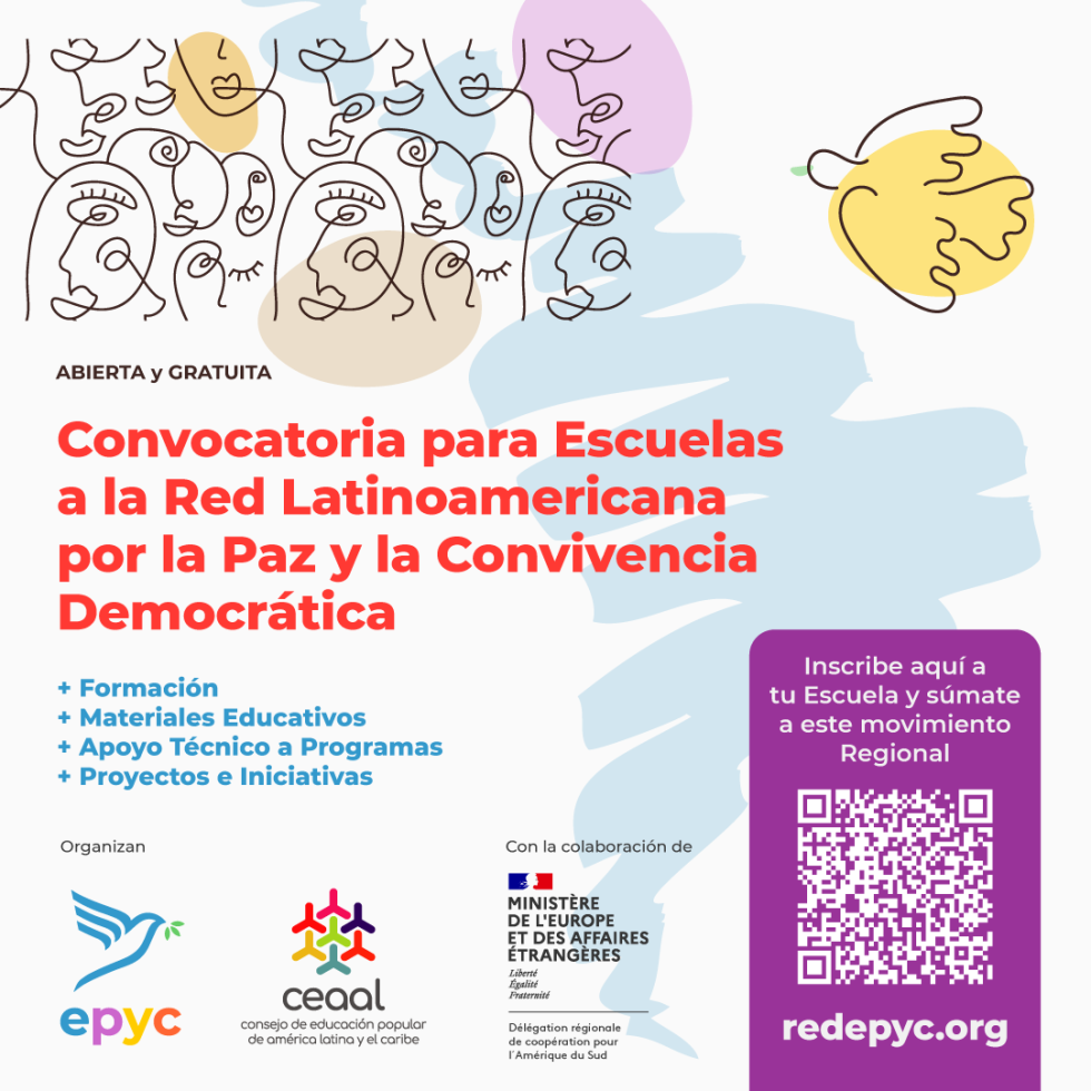 Abrimos la convocatoria a la Red Latinoamericana de Escuelas por la Paz ...